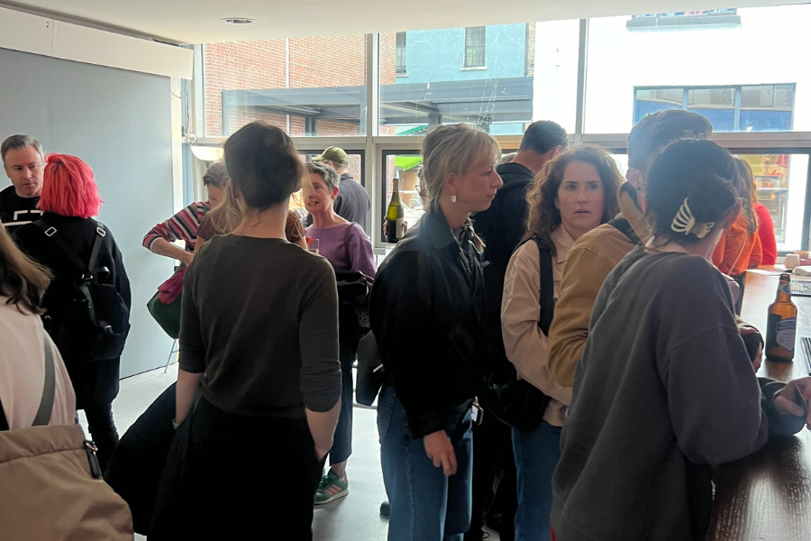 It was a night filled with prosecco and the playful avant-garde for DDF ...